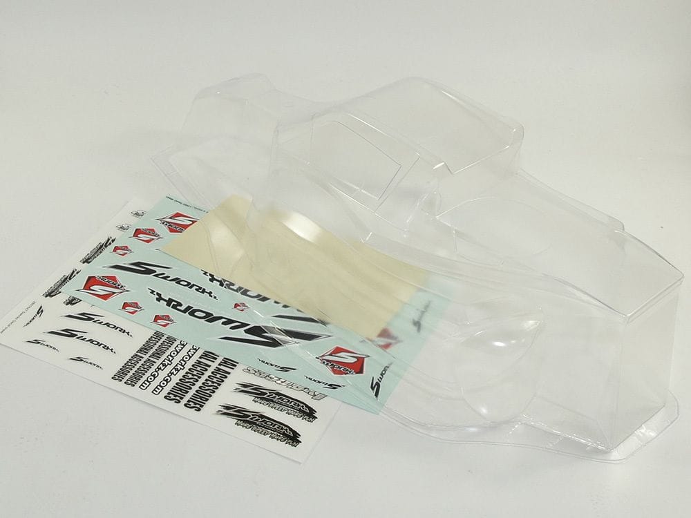 SWORKz S350 BK1 Faclon Style Clear Body - Snabb leverans