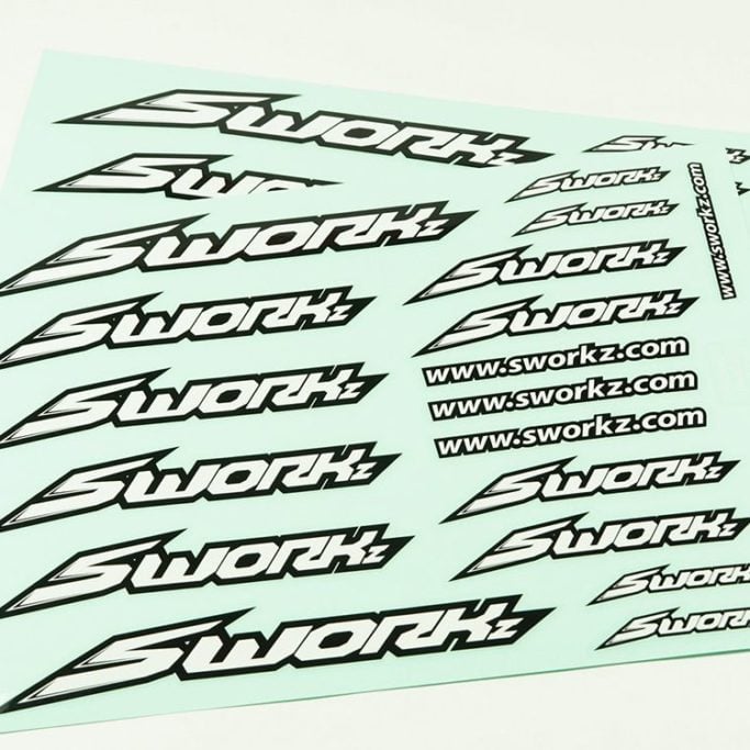 SWORKz Logo Decal Sheet - Snabb leverans